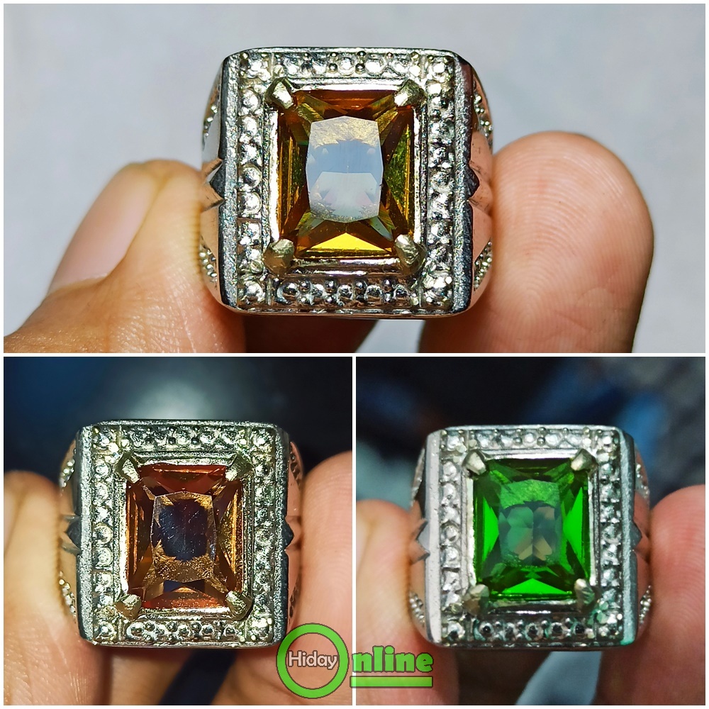 Jual CINCIN BATU PERMATA ZULTANITE CHANGE COLOR DIASPORE CLEAN HIGH ...