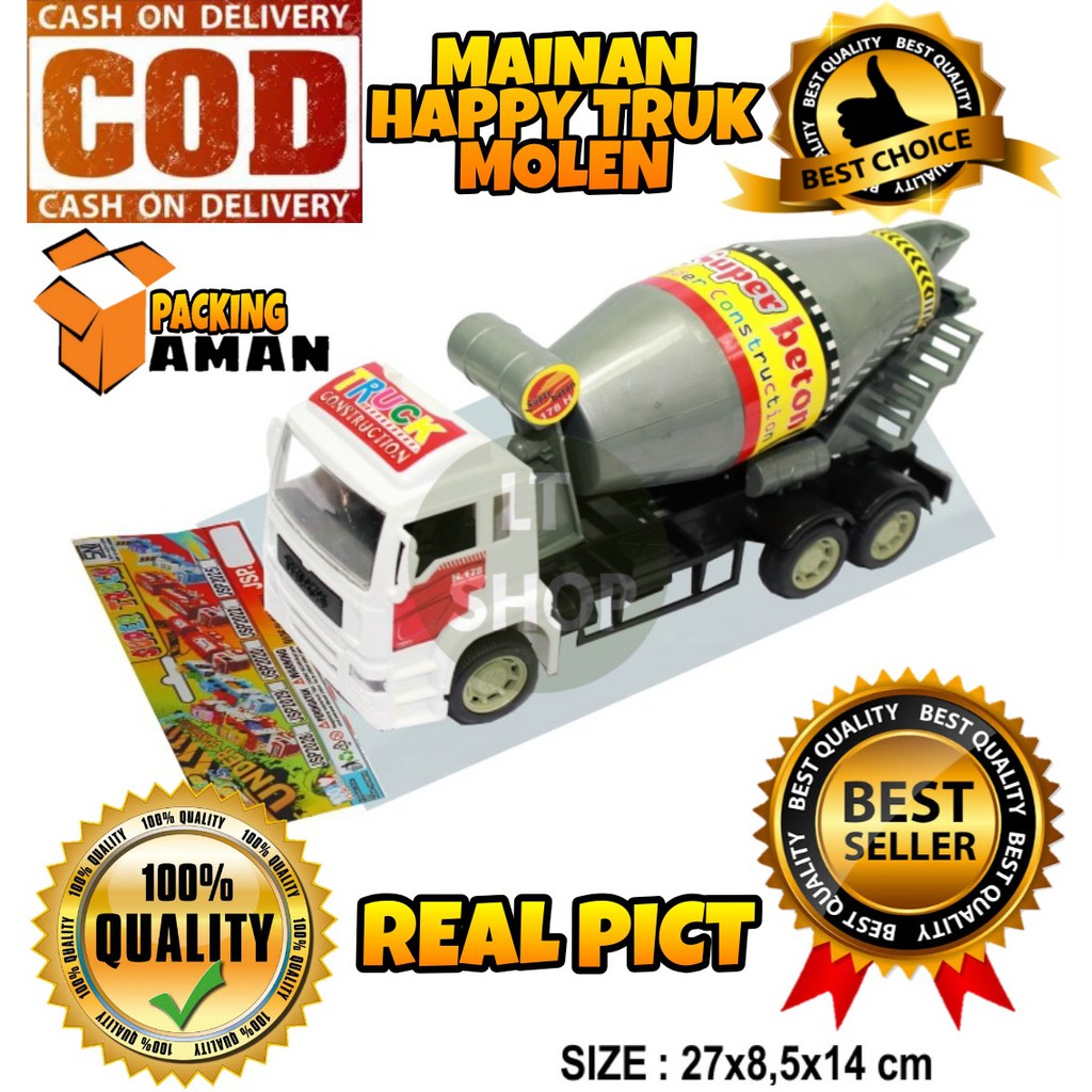 PROMO Mainan Anak Mobil Mobilan Happy Truk Truck Molen / Mainan Mobil ...