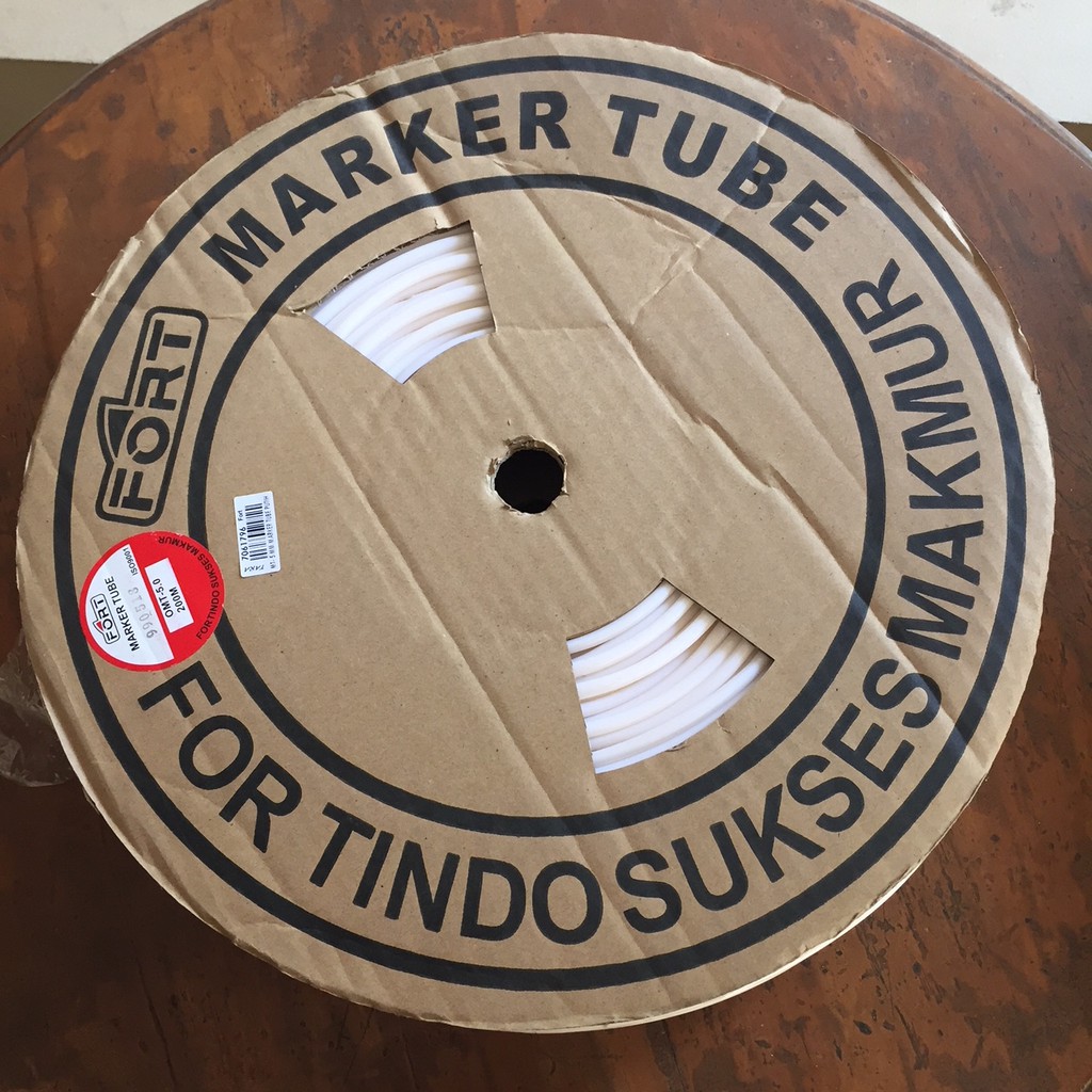 Jual MARKER TUBE PVC 5 MM FORT PUTIH - 7061796 | Shopee Indonesia