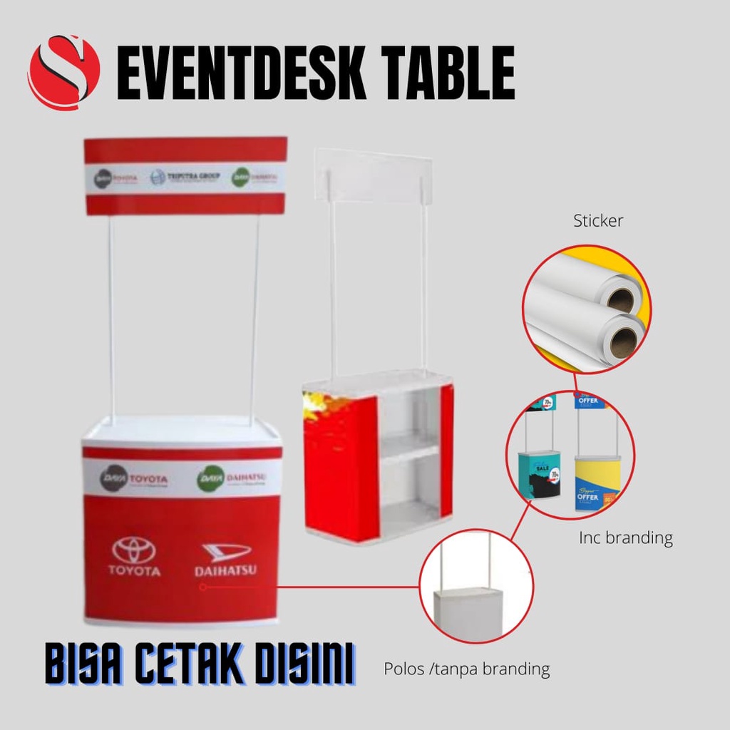 Jual Event Desk / Meja Pameran / Meja Portable / Booth Portable / Meja ...