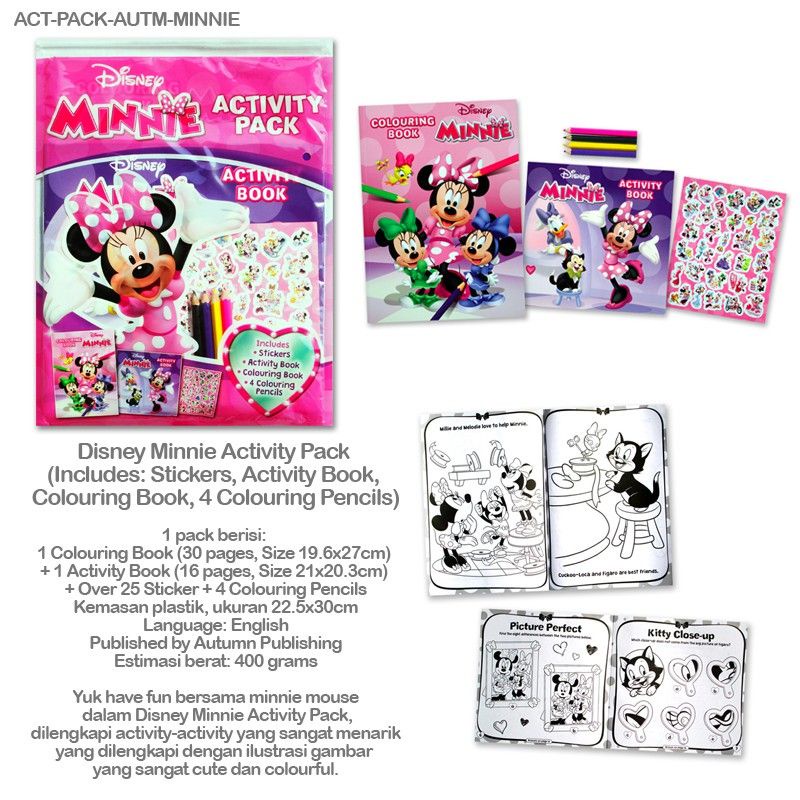 Jual Disney Minnie activity pack | Shopee Indonesia