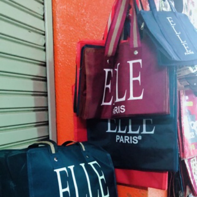 Jual Tas elle tanpa roda /tas belanja /tas kain | Shopee Indonesia
