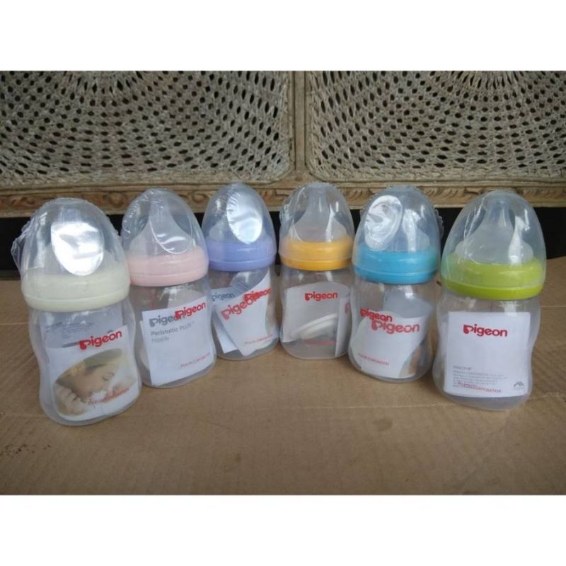 Jual BOTOL PIGEON WIDE NECK PERISTALTIC PLUS 160 ml dan 240 ml | Shopee Indonesia