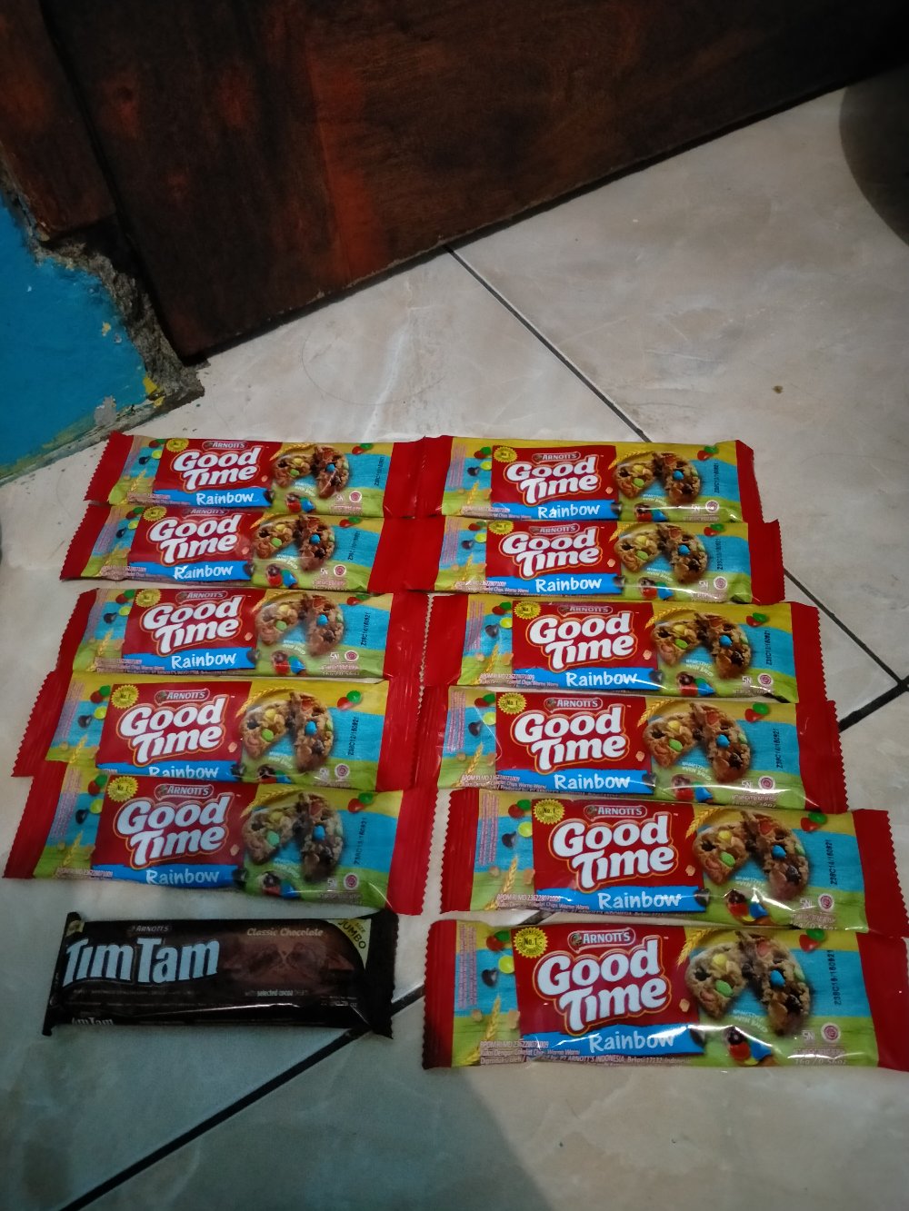 Good Time Cookies Rainbow Singles 16gr x 12 pcs | Shopee Indonesia