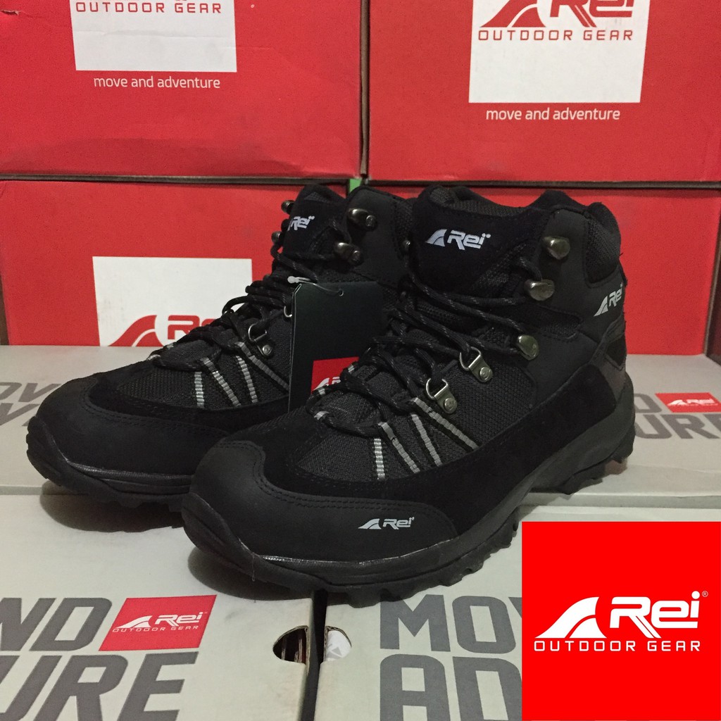 Jual Rei Sepatu trekking 502 stone edge black- Arei Sepatu- Rei ...