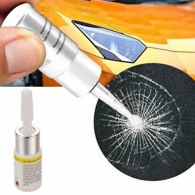 Jual Lem Kaca Mobil Retak / Lem Resin / Kaca Retak / Cairan Nano Untuk ...
