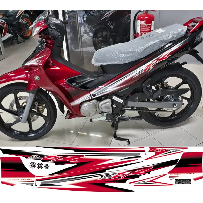 Jual Stiker Cutting Yamaha - Striping 125zr 2005 Merah Hitam | Shopee ...