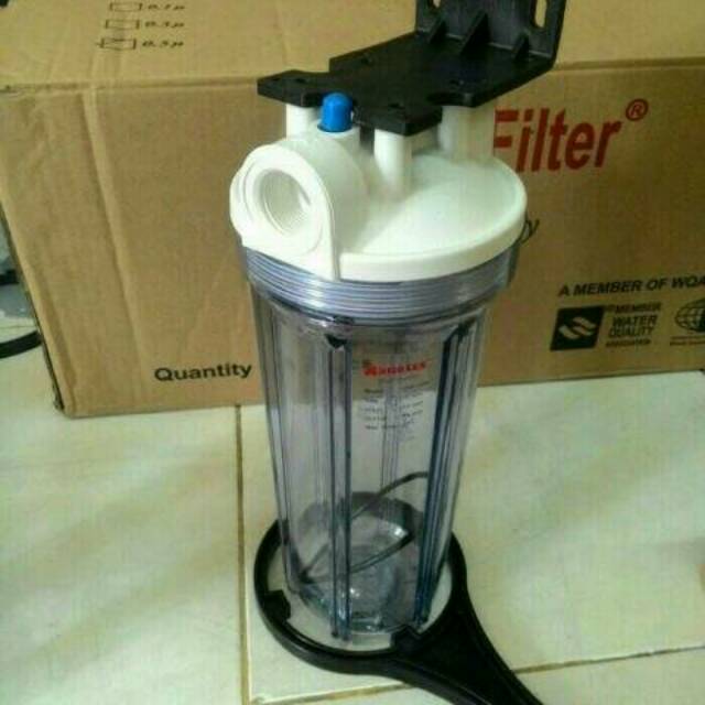 Housing Filter Ukuran 10 inch untuk filter Air drat 1/2" | Shopee Indonesia