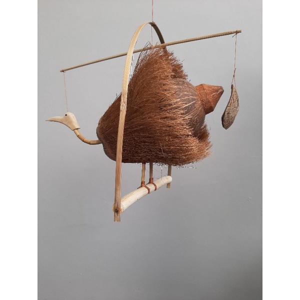 Jual Hiasan Burung/Kerajinan Burung Batok Kelapa/Oleh Oleh Bali ...