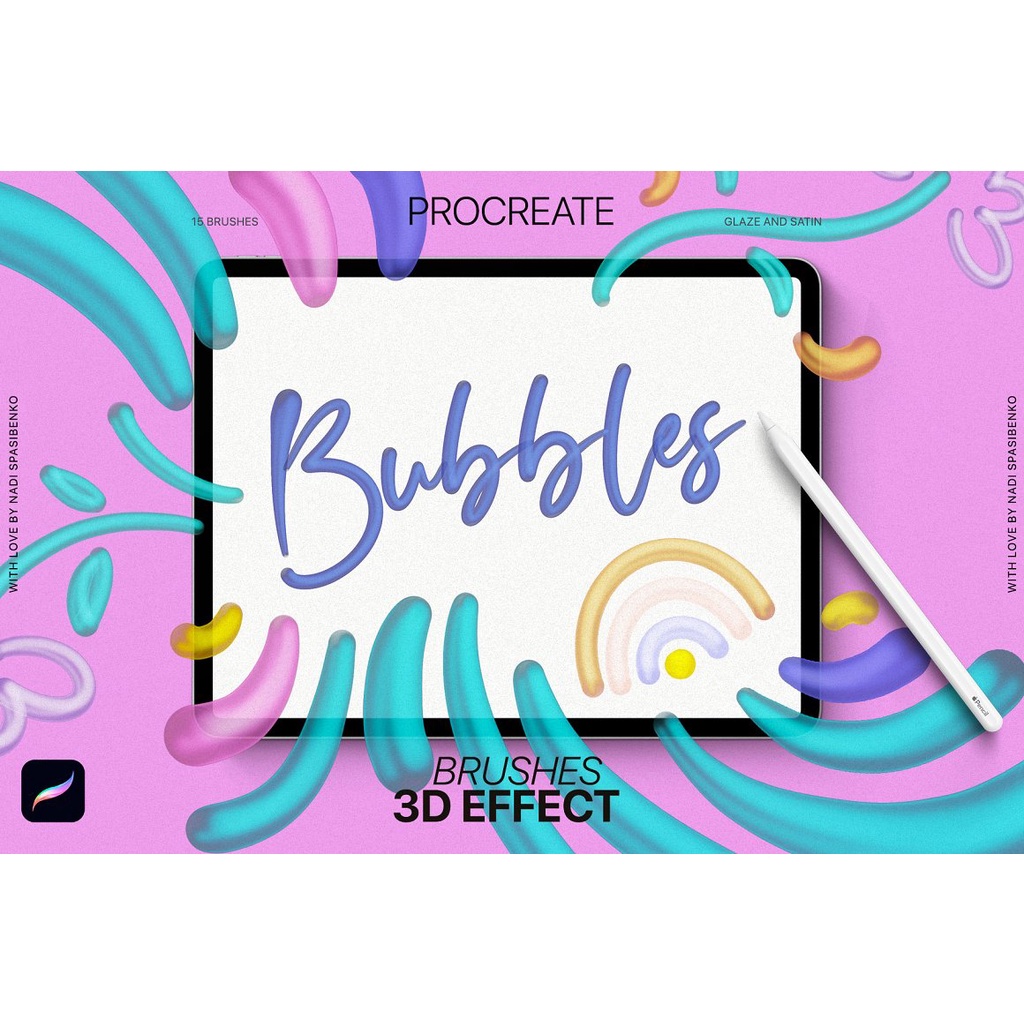 Jual Procreate Brush 3D Effect Procreate Brushes Shopee Indonesia