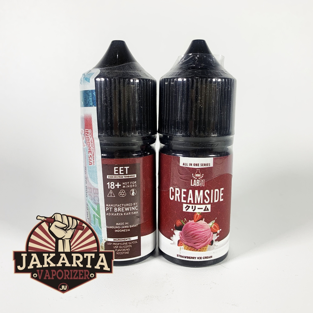 PODS FRIENDLY CREAMSIDE STRAWBERRY ICE CREAM 30ML 9MG BY LAB51 BREWINC ...