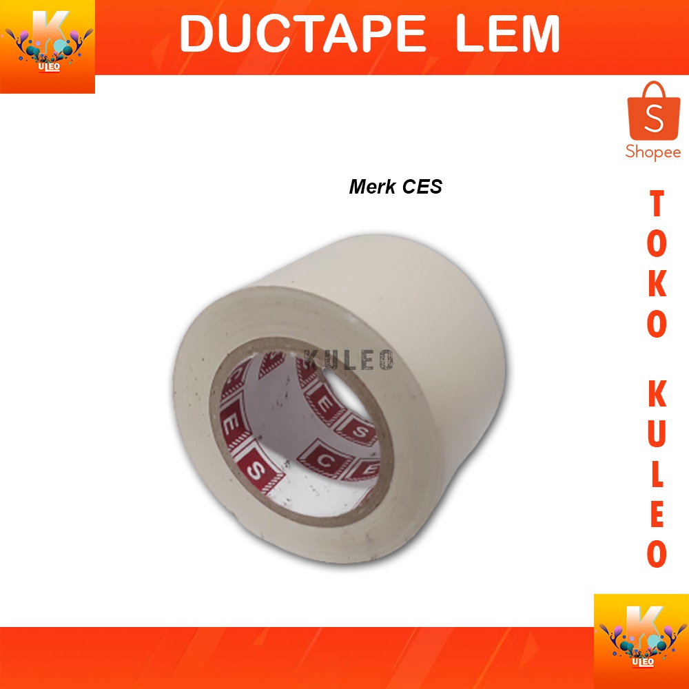 Jual Ductape Lem - Duc tape Merk CES - Lakban Pipa AC CES | Shopee ...