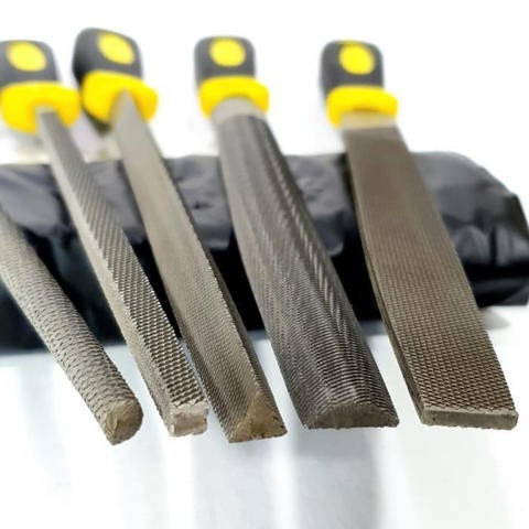 Jual set 5pcs Kikir besi 8 inch / STEEL FILE set 8" / kikir metal file ...