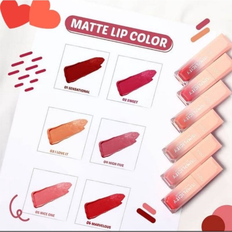 Jual ORIGINAL 100% YOU SIMPLICITY MATTE LIP CREAM TRANSFERPROOF ...