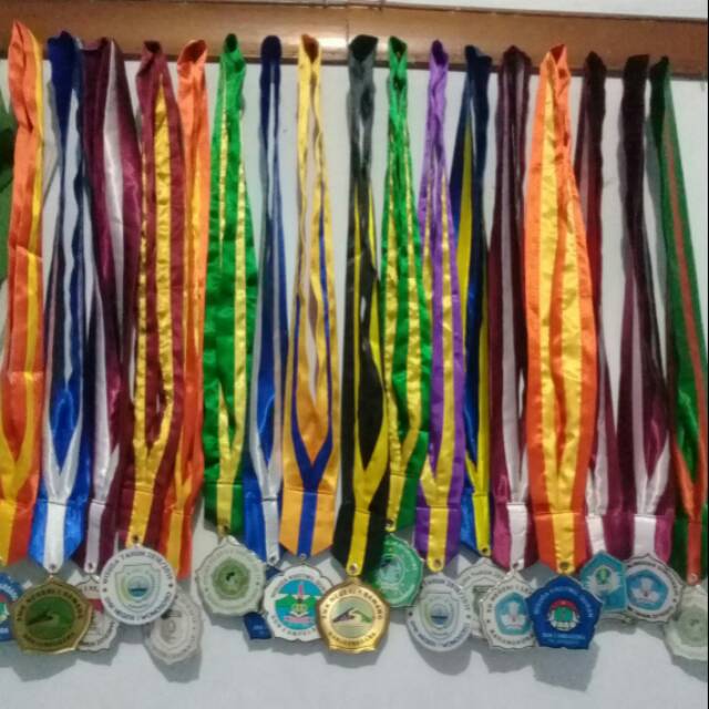 Jual SAMIR / MEDALI WISUDA LAPIS RESIN TALI SATIN. | Shopee Indonesia