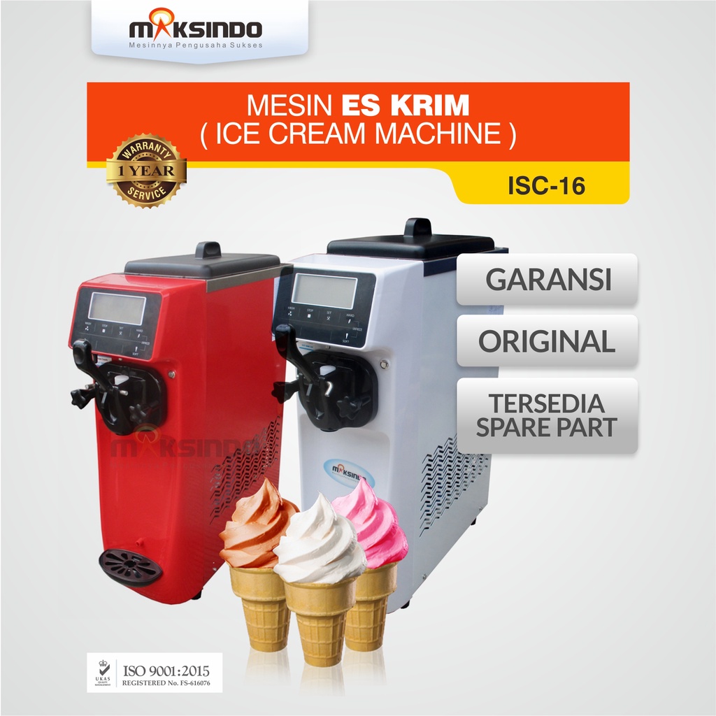 Jual Mesin Es Krim (Ice Cream Machine) ISC-16 | Shopee Indonesia