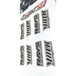 Jual stiker velg mobil VOLK RAYS ENGINEERING TE37 PAIR Decals rims TE37 ...