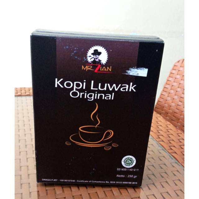 Jual KOPI LUWAK ORIGINAL MR. ZIAN | Shopee Indonesia