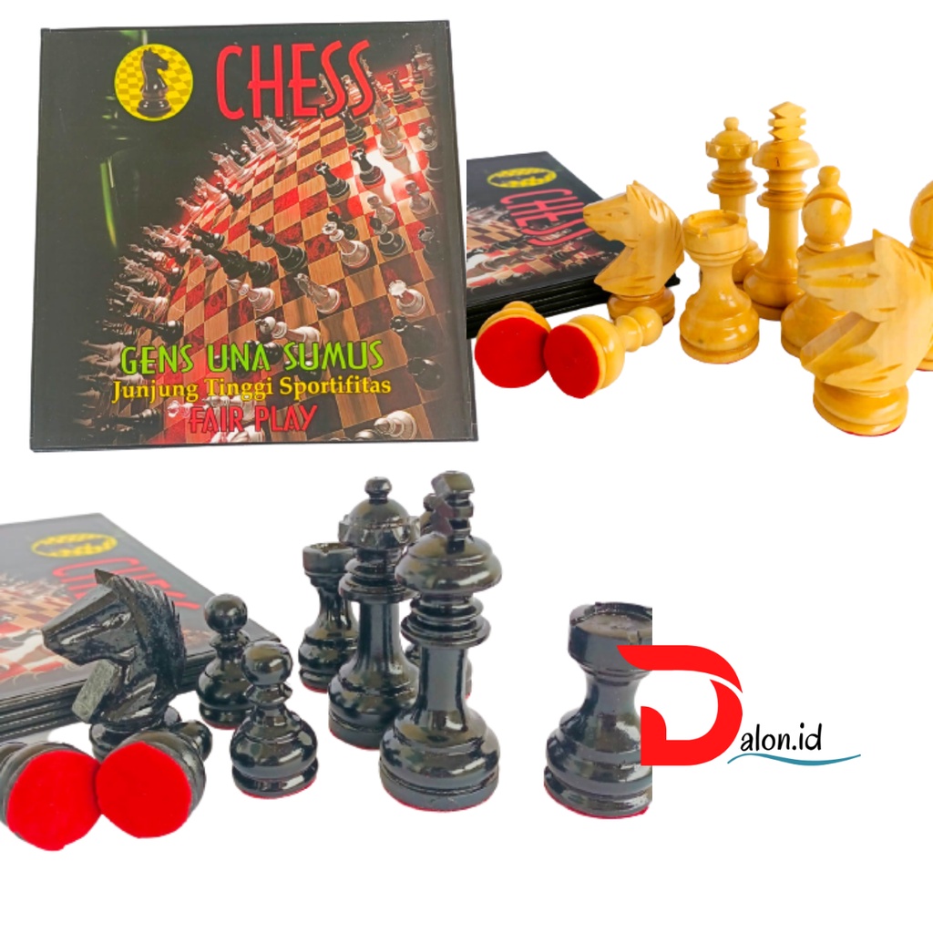 Jual Catur Lipat Kayu Percasi Standar International 50cm Original ...