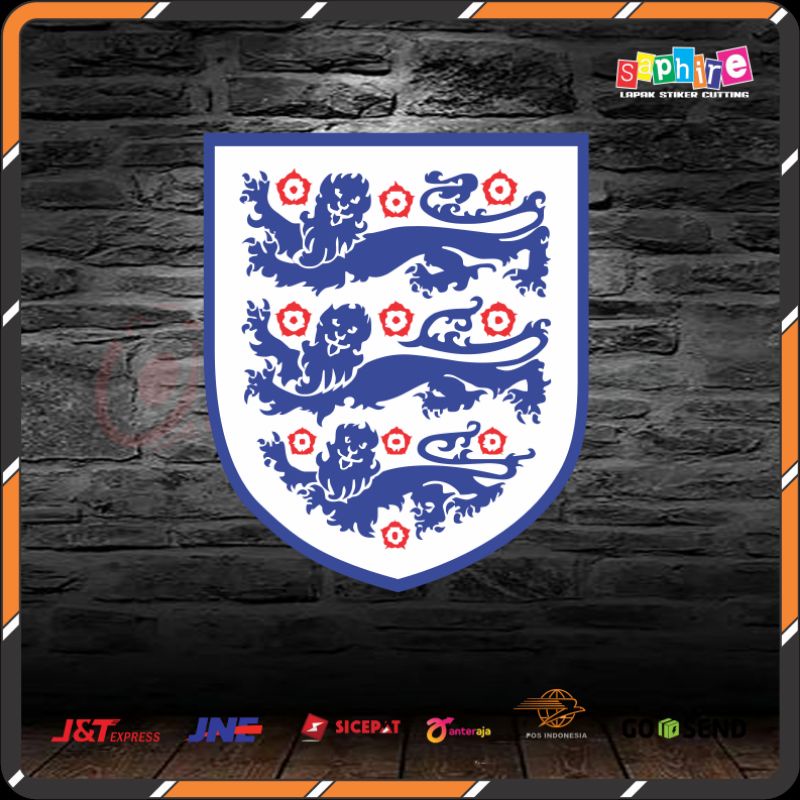 Jual Stiker Logo Club Timnas Inggris multiwarna | Shopee Indonesia