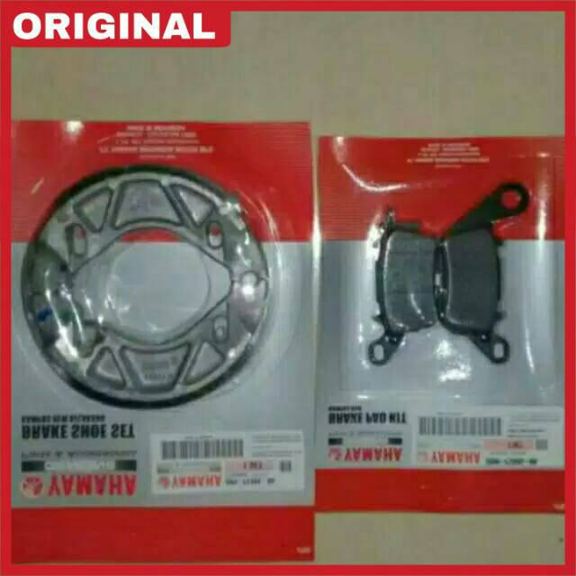 Jual Kanvas rem depan dan belakang yamaha mio m3 /soul GT /aerox/lexi ...