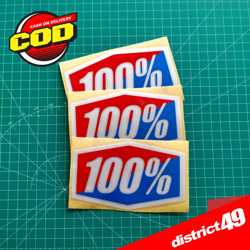Jual Cutting sticker - Stiker cutting 100% - Stiker 100 Percent ...