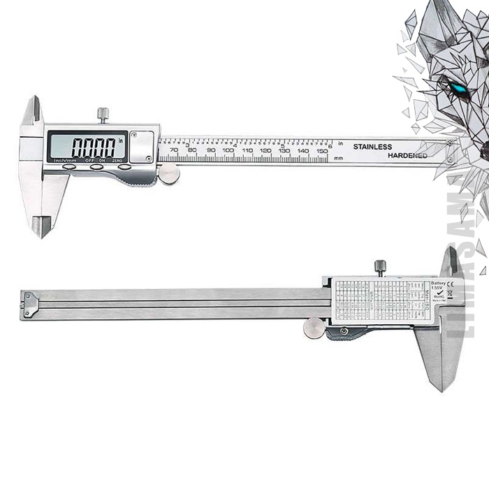 Jual Jangka Sorong Alat Ukur Tukang Digital LCD Vernier Caliper Sigmat ...