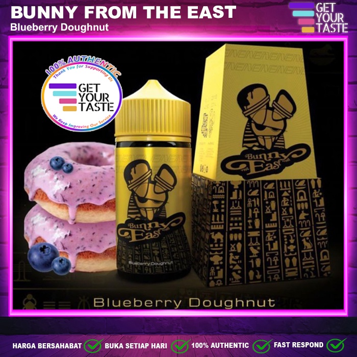 Jual Liquid Bunny from The East Blueberry Doughnut 100ML by Bad Bunny ...