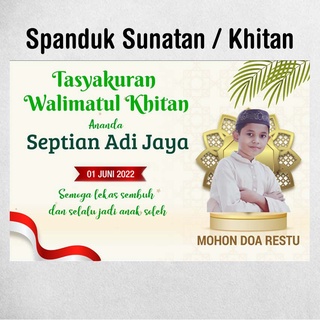 Jual Khitanan /Sunatan Spanduk / Banner Khitanan / Backdrop Custom ...