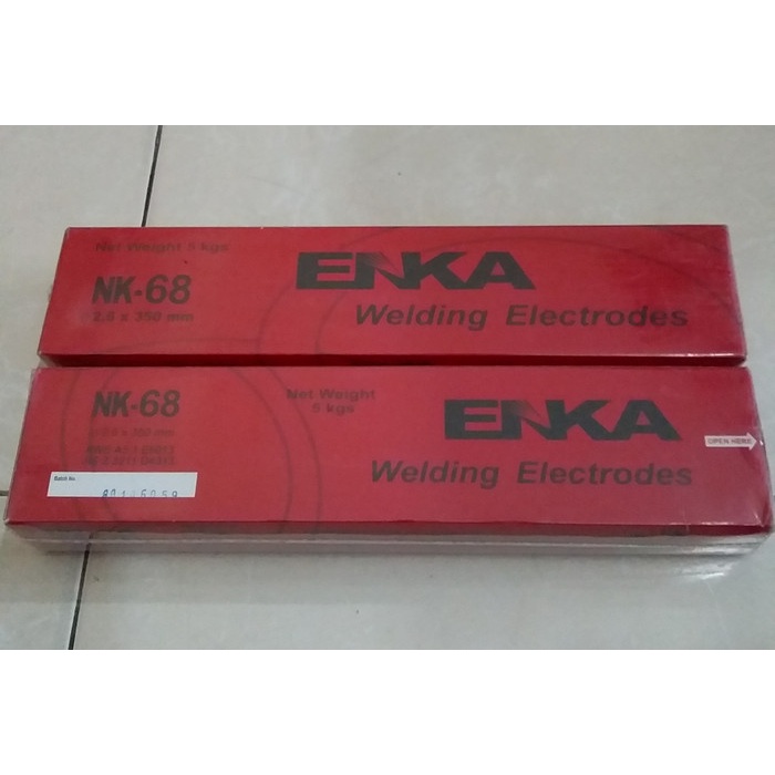 Jual Kawat Las ENKA NK68 2.6MM (5KG) / NK 68 2.6 MM STEEL | Shopee Indonesia