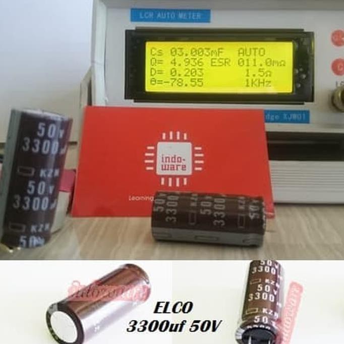 Jual 3300Uf 3300 Uf 50V 50Volt Elco Elko Electrolytic Capasitor Kapasitor Inwer1206 | Shopee ...