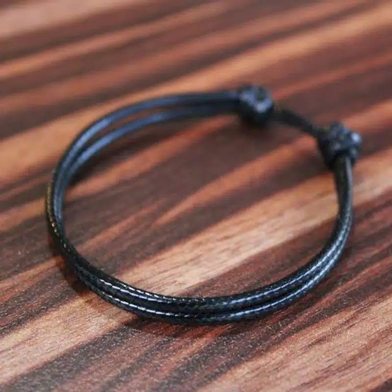 Jual GELANG SIMPLE HITAM POLOS | Shopee Indonesia