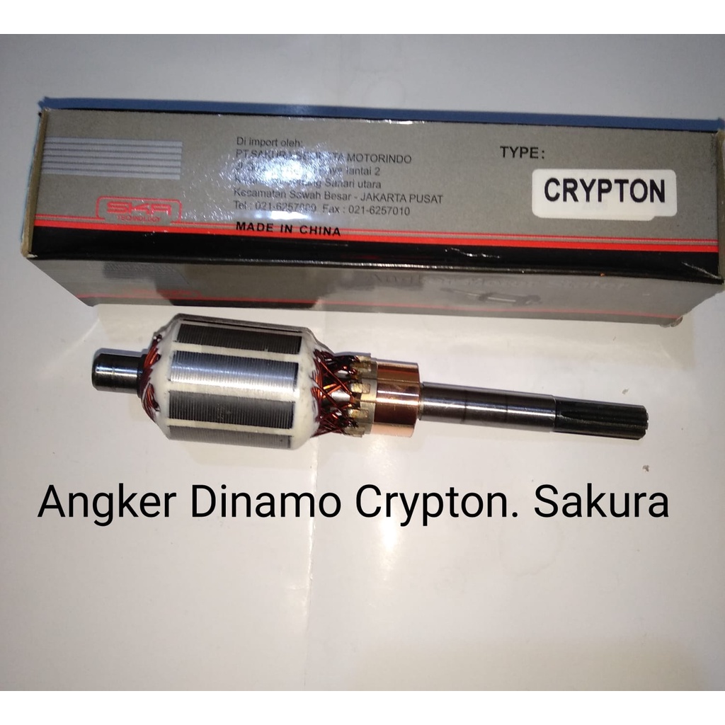Jual ANGKER DINAMO STATER CRYPTON SKR SAKURA HIGH QUALITY MOTOR ...