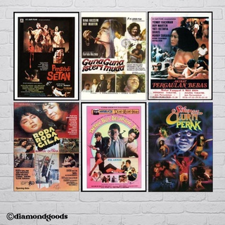 Jual poster aesthetic / wall art poster film jadul indonesia v2 ...