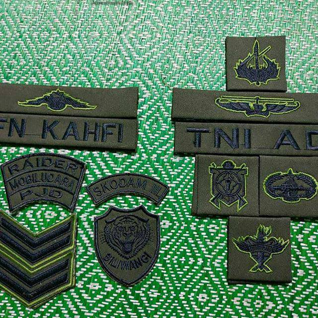 MENERIMA PEMBUATAN PAPAN NAMA BAJU PDL BORDIR /PDH/PNS | Shopee Indonesia