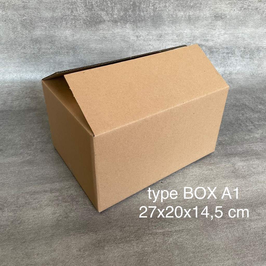 Jual BOX KARDUS 27x20x14,5 cm DUS PACKING | Shopee Indonesia