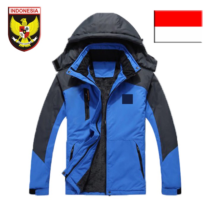 Jual Jaket Gunung Jaket Adventure Cartens Blue Jaket Waterproof Dengan ...