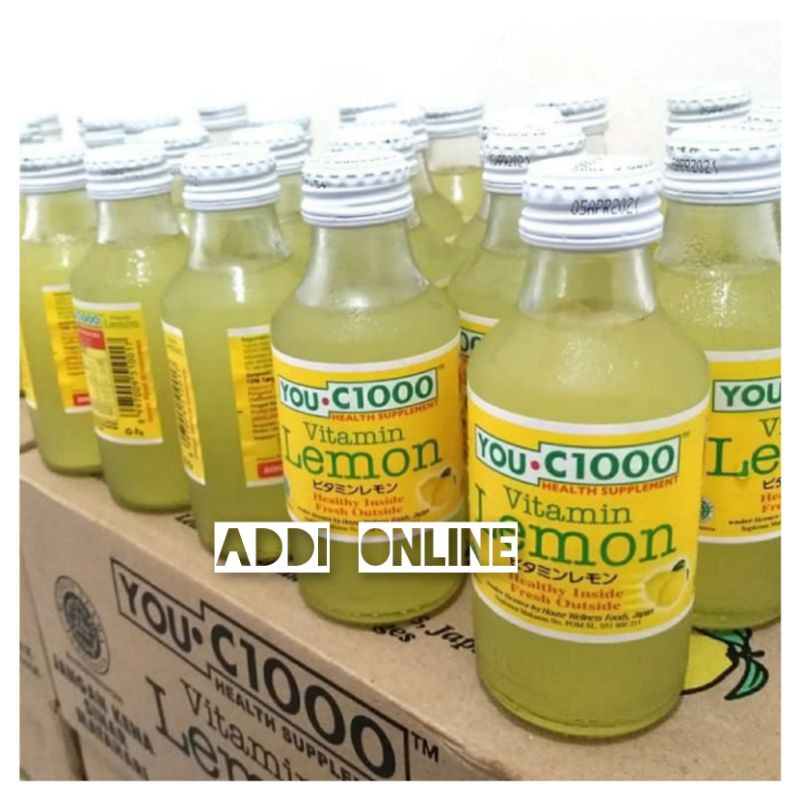 Jual You C 1000 Lemon 140ml 1 Dus | Shopee Indonesia