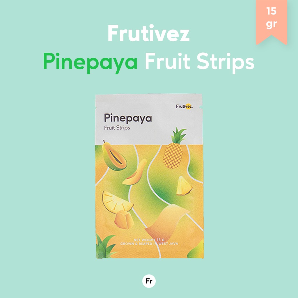 Jual Frutivez Pinepaya Fruit Strips Dehydrated Fruits 15g Shopee