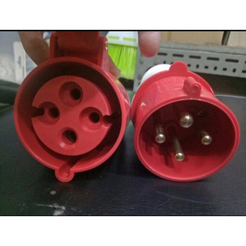 Jual Steker Genset + Stop Kontak Mobile Socket Kapal Selam 4 Kaki 16A ...