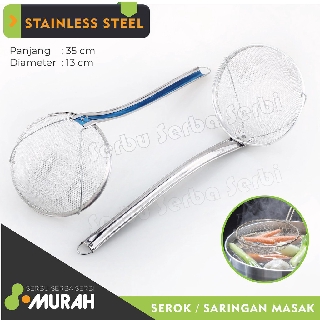 Jual Serbu Murah - Serok Stainless - Serok Jaring Mie Ayam Ukuran 14 cm ...