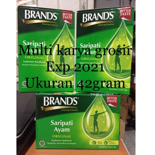 Brands saripati ayam Brand sari pati ayam ORIGINAL 42gram | Shopee ...