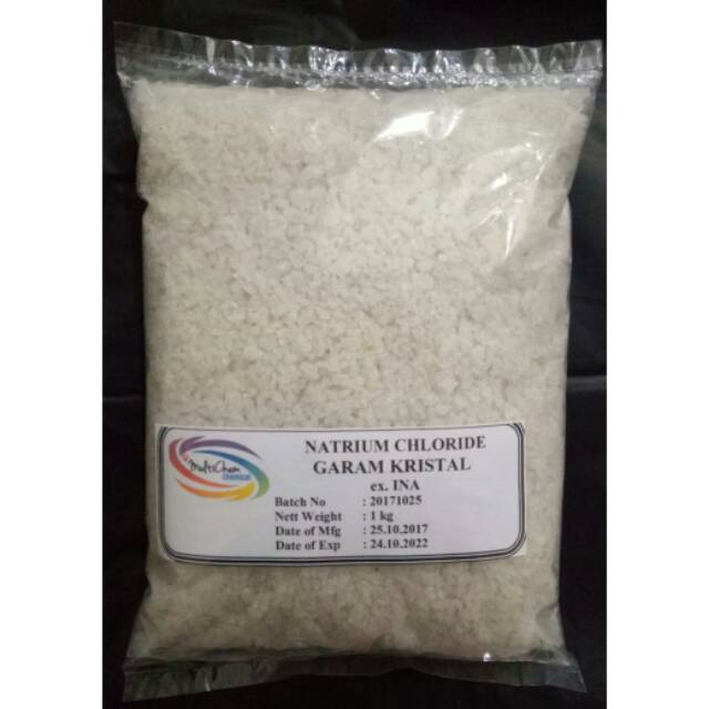 NATRIUM CHLORIDE / NATRIUM KLORIDA / NACL / GARAM KRISTAL / KROSOK ...