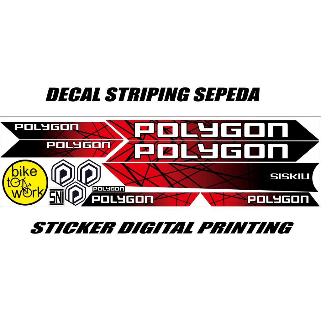 Jual STICKER POLYGON SEPEDA BIKE. | Shopee Indonesia