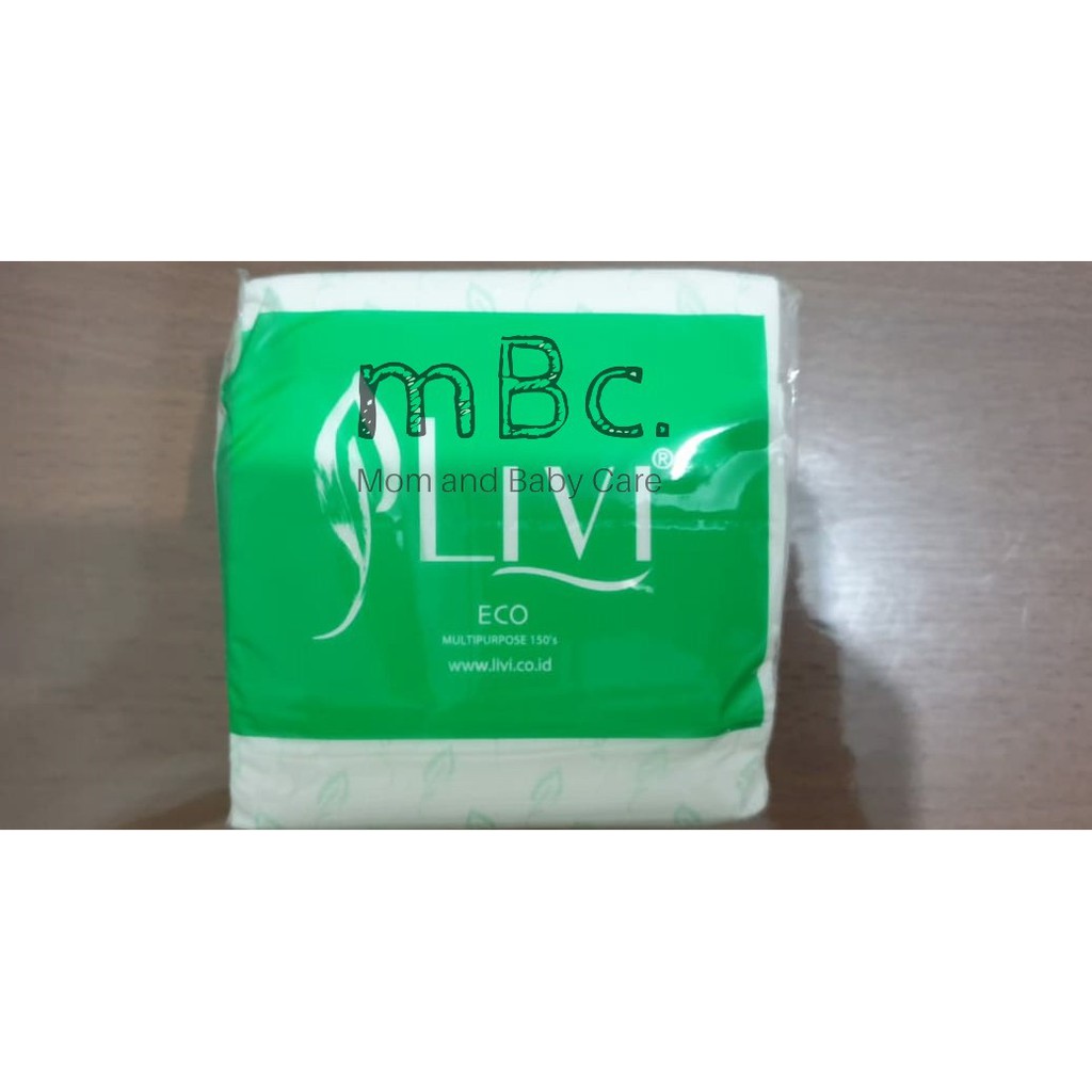 Tissue LIVI ECO Multipurpose 150s (Tisu Meja Makan) Pop Up Eco Multi ...