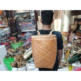 Jual Tas Anyam Rotan Punggung Kerja Kebun Bahu Sawah Petani Keranjang ...
