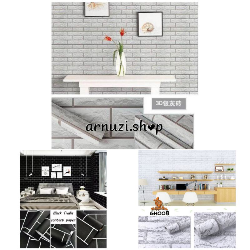 Jual Wallpaper dinding Wallpaper Sticker Dinding Walpaper Stiker Dekorasi Ruang Tamu Walpeper ...