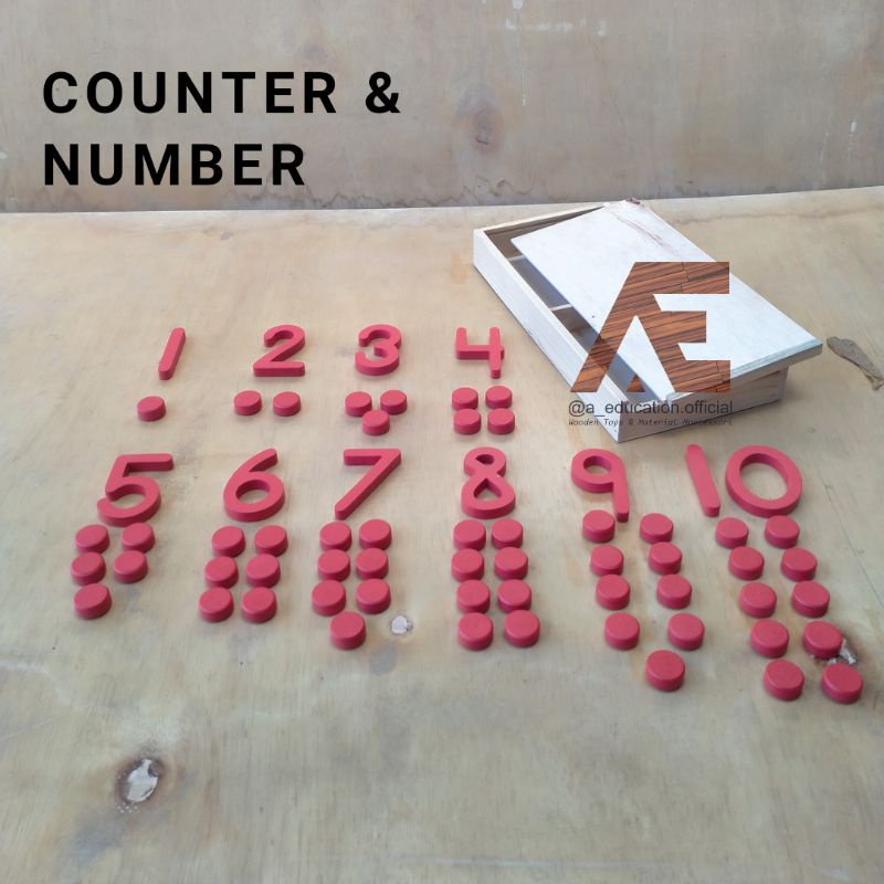 Jual Number and Counters Montessori counter | Shopee Indonesia