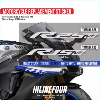 Jual Stiker Cutting Logo R15 dan R25 ala Body R1M R15M R25M Style ...