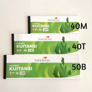 Jual Buku Kwitansi Ukuran Sedang Merk Paperline 40T Indonesia|Shopee ...